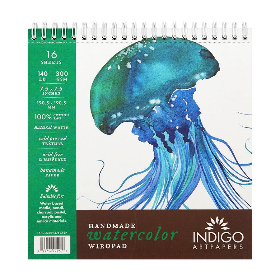Indigo Watercolor Paper (7x7) – Londonberrie Paper