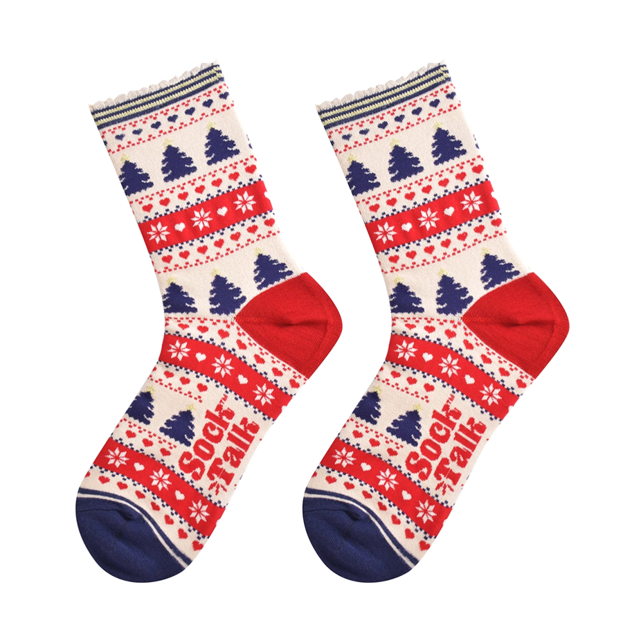 Fair Isle Tree Bamboo Socks – Londonberrie Paper
